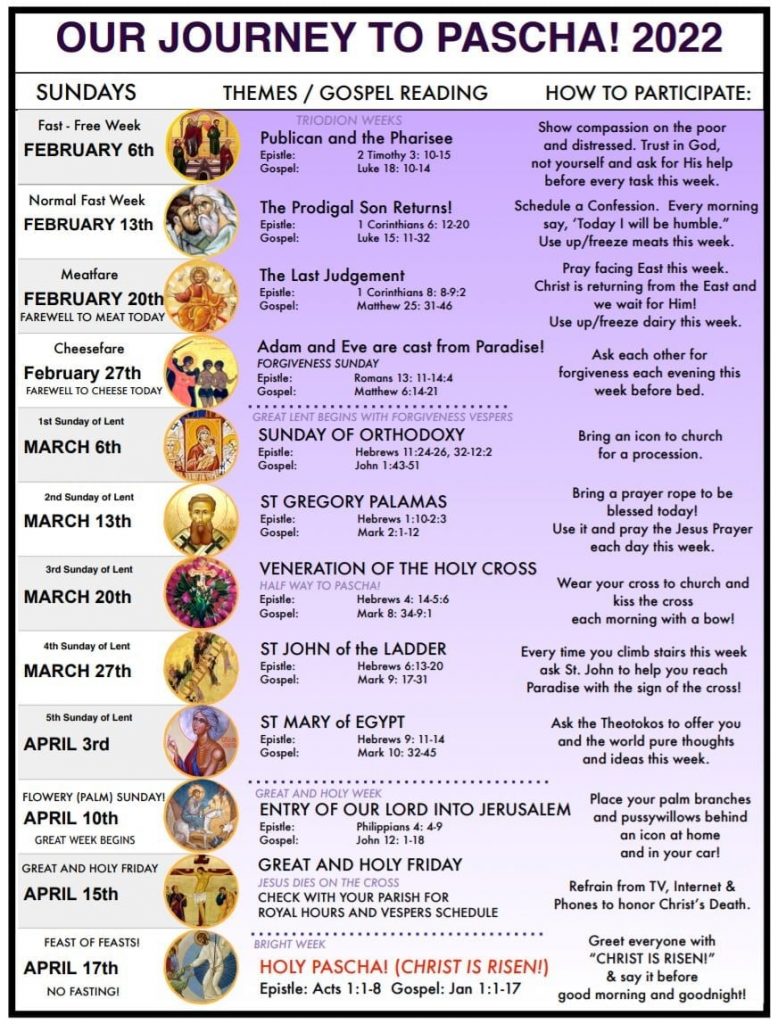 The Journey to Holy Pascha 2022 – St. Ann Melkite Catholic Church